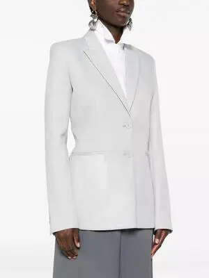 Off-White Single-breasted Blazer - Grey