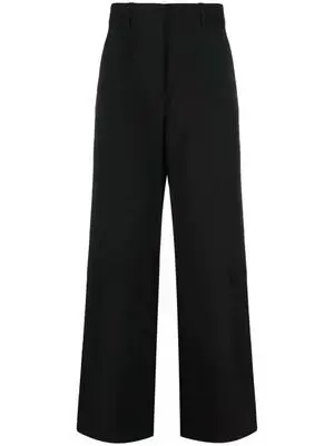 Off-White High-waisted Wide-leg Trousers