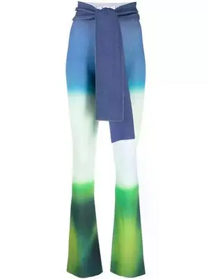 Off-White Draped Dip-dye Trousers