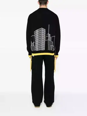 Off-White Intarsia-knit Jumper