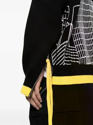 Off-White Intarsia-knit Jumper