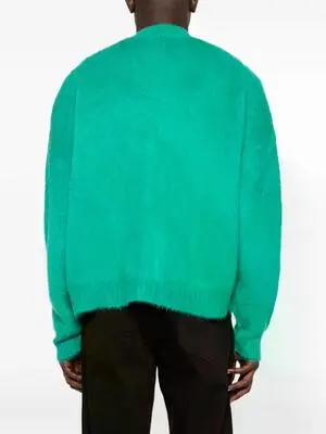 BONSAI V-neck Oversized Cardigan - Green