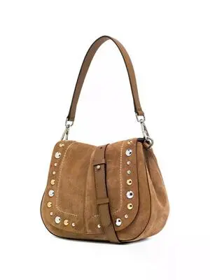 GIANNI CHIARINI Helena Round Studded Shoulder Bag
