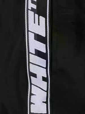 Off-White Logo-tape Swim Shorts