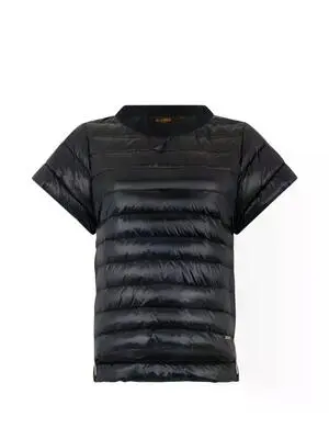 MOORER Striped Short-sleeve T-shirt - Black