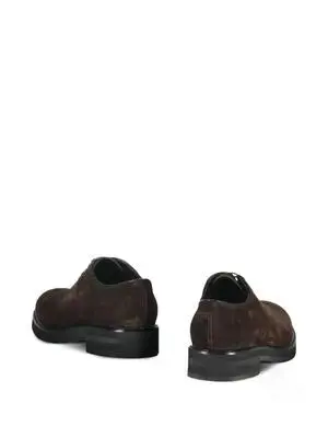 MOORER Campini Suede Leather Lace-up Shoes