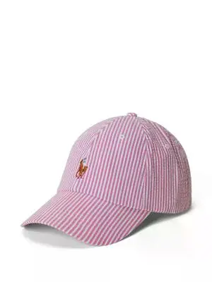Polo Ralph Lauren Striped Baseball Cap - Pink