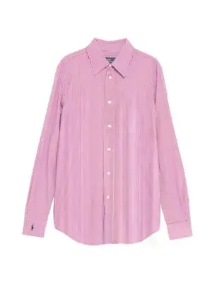 Polo Ralph Lauren Logo-embroidered Striped Shirt - Red