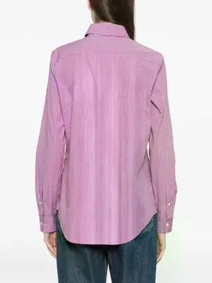 Polo Ralph Lauren Logo-embroidered Striped Shirt - Red