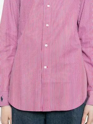 Polo Ralph Lauren Logo-embroidered Striped Shirt - Red
