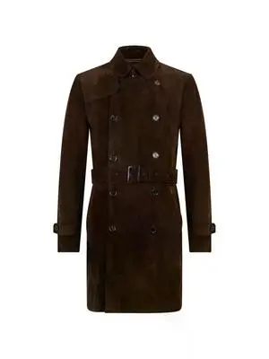 Moorer Belted Coats For Men