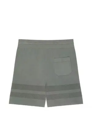 Givenchy Knitted Track Shorts - Green