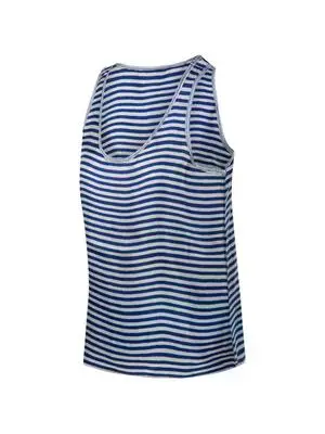 PIERRE-LOUIS MASCIA Striped Tank Top - Blue