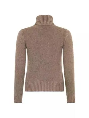 MOORER Ribbed Knit Turtleneck Sweater