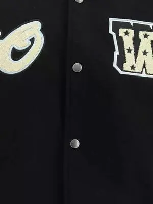 Off-White Varsity Bomber Jacket - Black