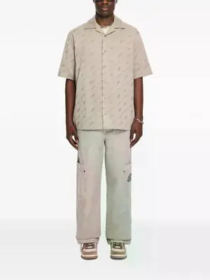 Off-White Owr Jacquard Bowling Shirt - Neutrals
