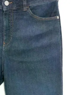Emporio Armani Embroidered Jeans - Blue