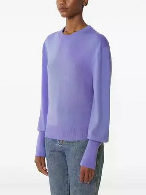 LANVIN Ribbon-detail Sweater - Purple