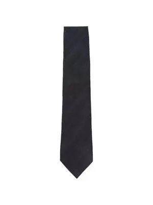 TOM FORD Striped Necktie - Black