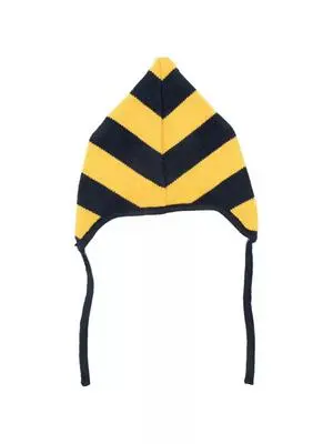 CHARLES JEFFREY Striped Beanie Hat