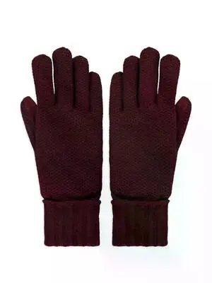 MOORER Knitted Gloves - Red