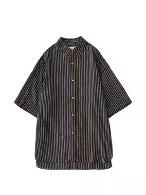 Studio Nicholson Sorono Striped Shirt - Blue