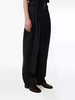 Studio Nicholson Belted Pleated Trousers