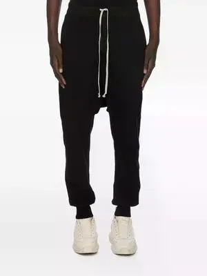 Rick Owens Cotton Drop-crotch Track Pants