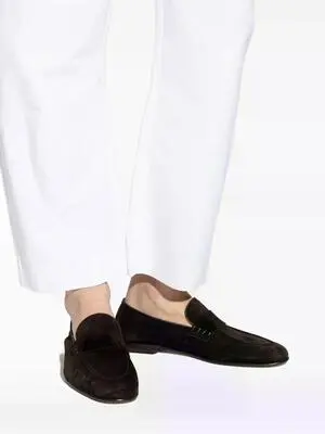 Bally Panelled Leather Loafers