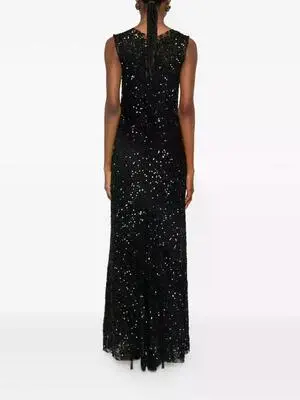 P.a.r.o.s.h Sequin-embellished Maxi Dress