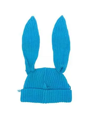 CHARLES JEFFREY Rabbit Beanie Hat - Blue