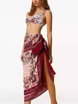 TWINSET Print Sarong - Neutrals