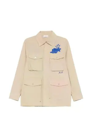 P.a.r.o.s.h Floral-embroidered Jacket