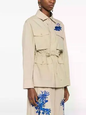 P.a.r.o.s.h Floral-embroidered Jacket