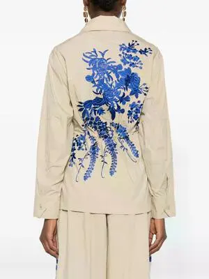 P.a.r.o.s.h Floral-embroidered Jacket