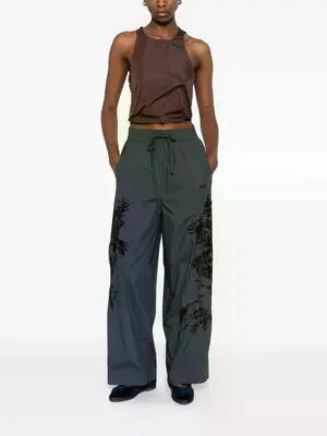 P.a.r.o.s.h Floral-embroidered Trousers