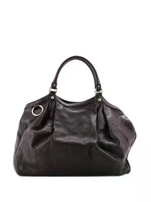 Gucci Sukey Sima Large Tote Bag - Brown