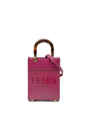 Fendi Mini Sunshine Shopper Tote - Pink