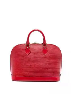 LOUIS VUITTON 1996 Epi Alma Pm Handbag - Red