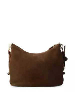 Prada Fold Suede Bag - Brown