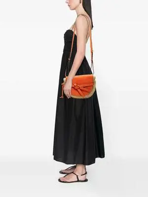 Loewe 2018 Medium Raffia Gate Crossbody Bag