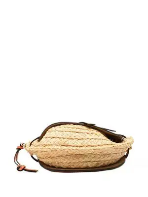 Loewe 2018 Medium Raffia Gate Crossbody Bag