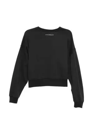 Emporio Armani Boxy Cropped Sweatshirt