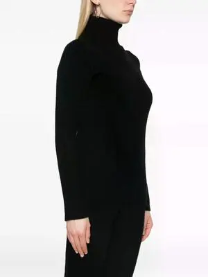 YVES SALOMON Ribbed Turtleneck Sweater