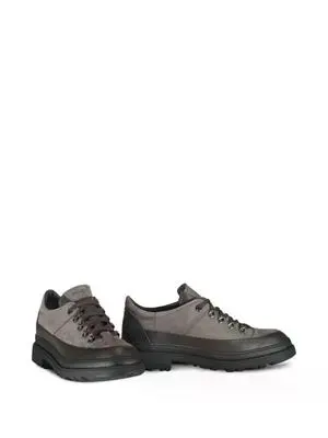 MOORER Roque Leather Hiking Boots - Grey