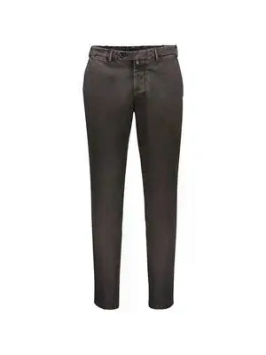 MOORER Front-pocket Chino Trousers - Grey
