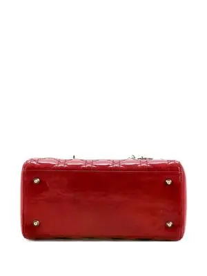 Dior Lady Medium Satchel - Red