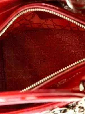 Dior Lady Medium Satchel - Red