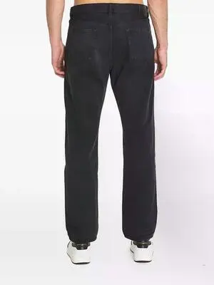 Saint Laurent Five-pocket Jeans With Leather Patch
