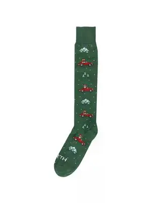 MC2 SAINT BARTH Printed Socks - Green